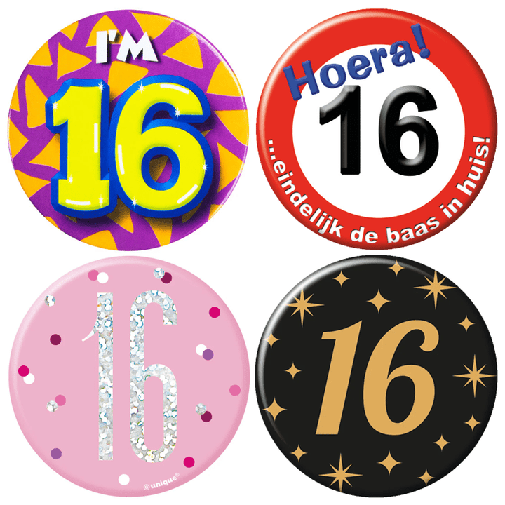 16 Jaar Versiering kopen – Partywinkel