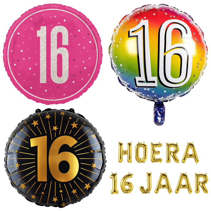 16 Jaar Versiering kopen – Partywinkel