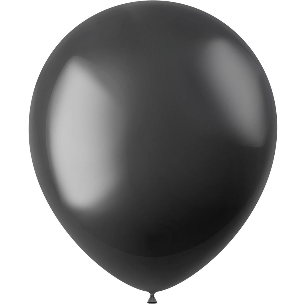 Zwarte Ballonnen Metallic Onyx Black 33cm 10st – Partywinkel